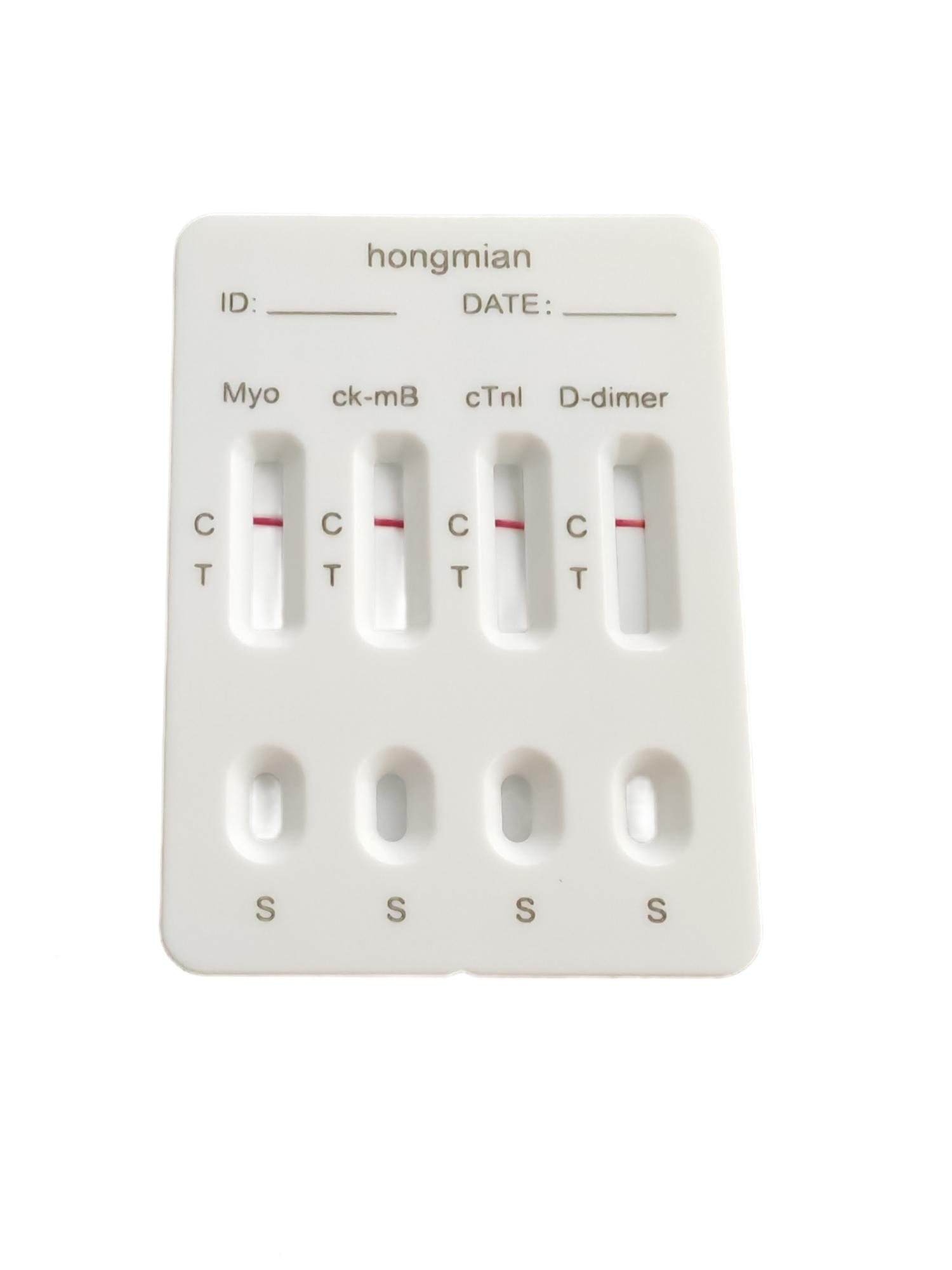 4-in-1 Cardiac Marker Test Kit – Troponin I, CK, D-dimer & Isoenzymes ...